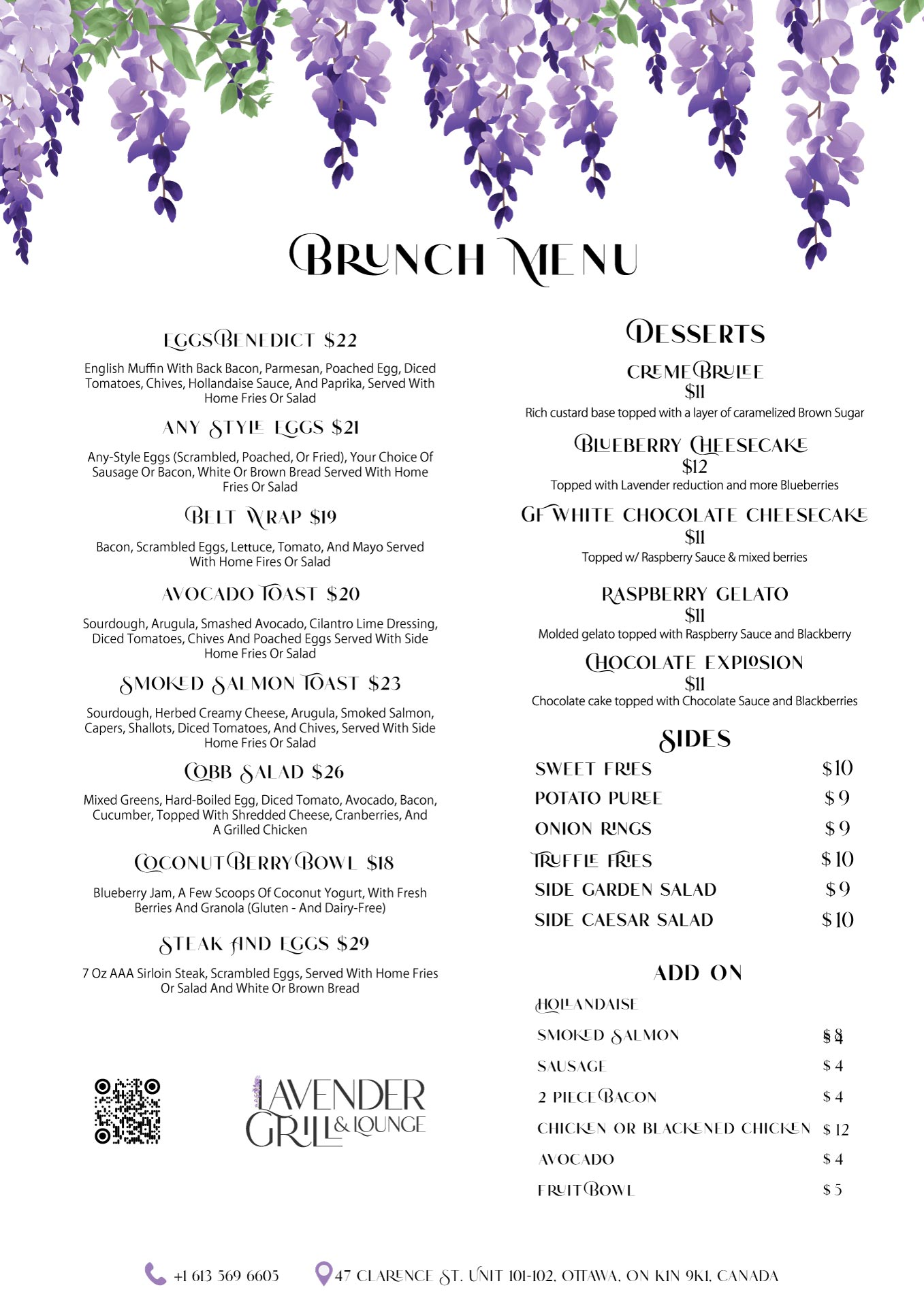 Brunch - Lavender Grill